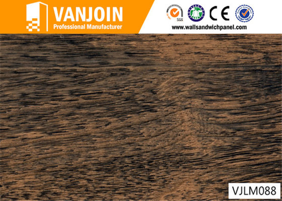 Painéis de parede decorativos 580x280 da textura de madeira branca flexível da cor para o prédio de escritórios