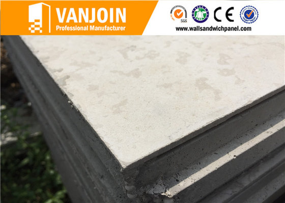 Materiais de construção lisos do painel do sanduíche do hotel da casa da casa pré-fabricada cinzentos