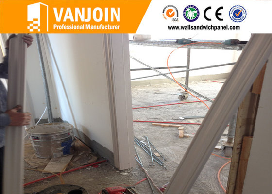 painel de parede do sanduíche do cimento do EPS do silicato do cálcio de 100mm para o assoalho