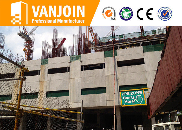 100mm Lightweight Fireproof Sound Insulation EPS Cement Sandwich Panel for High Buildings