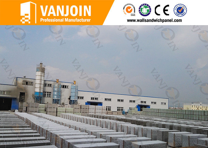 Styrofoam Board Prefabricated Insulated Wall Panels Grey Color 8-13 Grade Anti - Earthquake