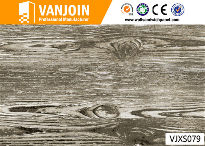 Painéis de parede decorativos 580x280 da textura de madeira branca flexível da cor para o prédio de escritórios
