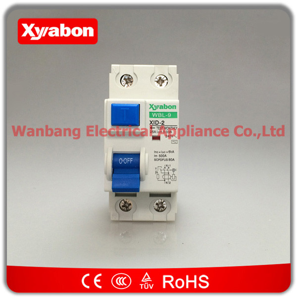 ID model 40 amp 30mA RCD ELCB RCCB trip circuit breaker double pole 40A DP 240V