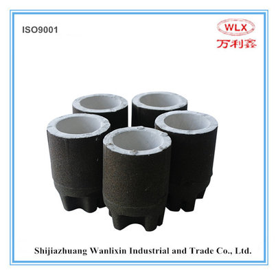 Single Usage round cup/disposable sample cup for CE-Meter in iron casting industry supplier