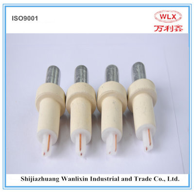 Expendable thermocouple tips Disposable thermocouple Single-use thermocouple used in steel mills and foundry supplier