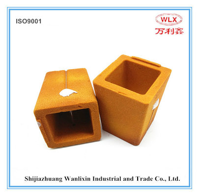 Square cup/round cup/sample cup for CE-Meter in iron casting industry supplier