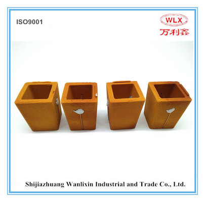 Square cup/round cup/sample cup for CE-Meter in iron casting industry supplier