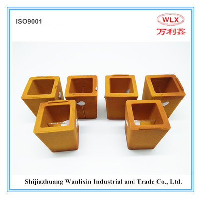 Square cup/round cup/sample cup for CE-Meter in iron casting industry supplier