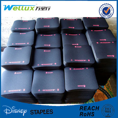 Promotional Blank rubber / cloth / Silk Mouse Pad with Logo 250 * 190 * 2mm supplier