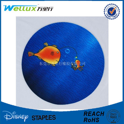 Natural Rubber Fabric Custom Drink Coasters For Cup CMYK Sublimation Printed supplier