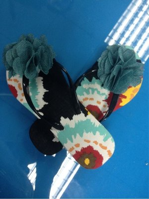 CMYK Sublimation Blank Rubber Flip Flops / Colorful EVA Flip Flop Slipper supplier