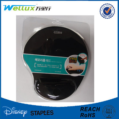 Healthy Personalised Computer Gel Round Mouse Pad With Wrist Rest / Support supplier