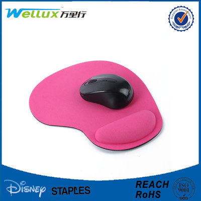 Black Blank Heat Sublimation Wrist Rest Mouse Pad For Advertising / Gamer supplier