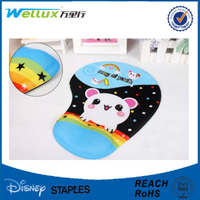 Customized 3D Breast Mouse Pad Wrist Support for Laptop Cloth / PU / Fabric supplier