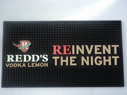 Customized Soft PVC Rubber Bar Mats For Beer CMYK Sublimation Printing 1 - 10 MM supplier