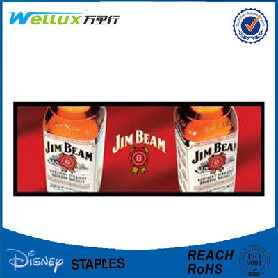 Soft Nitrile Rubber Bar Runner Washable Printed Beer Bar Mats with photo supplier