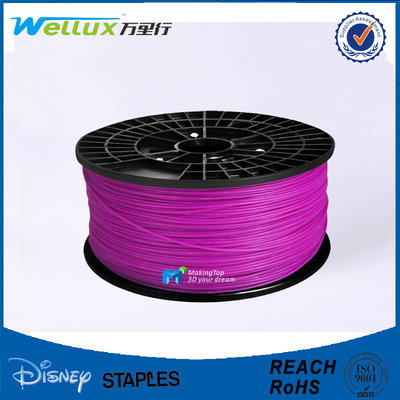 20 Colors 3d Printing Materials Nylon ABS PLA Filament 210 Degree Odor Harmless supplier