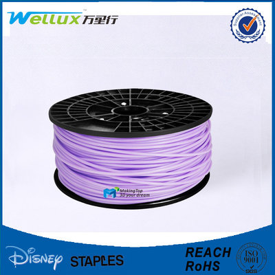 ROHS Transparent 3D Printer Plastic Filament 2.8 - 2.95 mm Opaque Color supplier