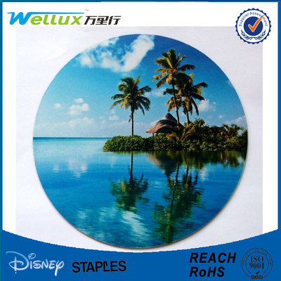 2MM Round Heat Sublimation Personalised Mouse Pad Silk - screen printing supplier