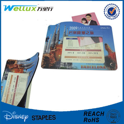 Colorful Printed Personalized Mouse Pad with Photo Insert EVA + Paper + PVC supplier