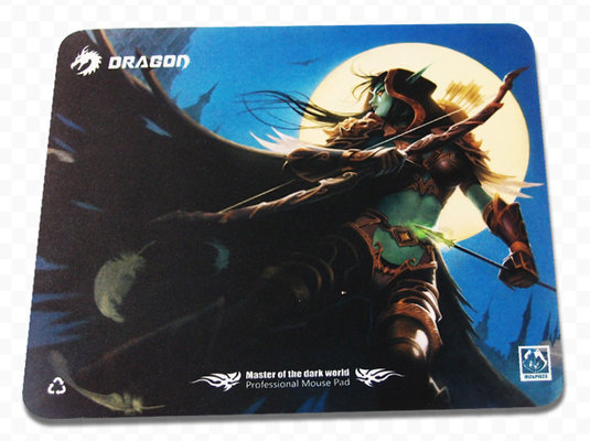 Smelless Customized Advertising Logo Sublimation Mouse Pad Silk Screening supplier