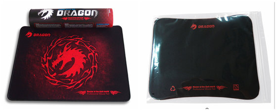 Blank Heat Sublimation Gamer Mouse Pads / Mats With Wrist Rest 12 " Waterproof supplier