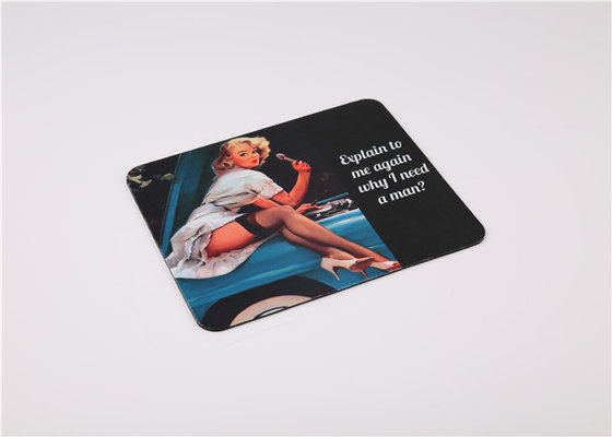 Advertisement Pink Mouse Pads Rubber Gaming Mat Custom Logo Printing supplier