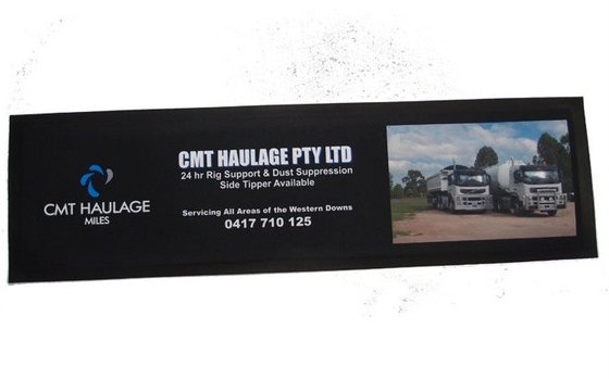 Heat Sublimation Printing Durable Bar Counter Mats For Pub / Clubs 1.5MM Thickness supplier