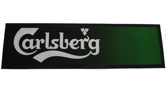 Beautiful Vintage Rubber Bar Mats / Bar Runner Personalized Dye Sublimation supplier