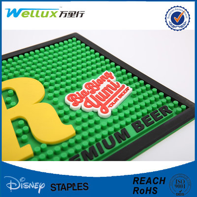 Waterproof Soft Pvc Bar Mat Fashion Logo Printed Bar Runner Mats For Advertising supplier