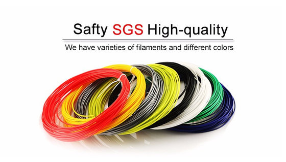 OEM Packing Flexible 3D Pen Filament 1.75MM ABS Filament For DIY 3D Drawing Pen supplier