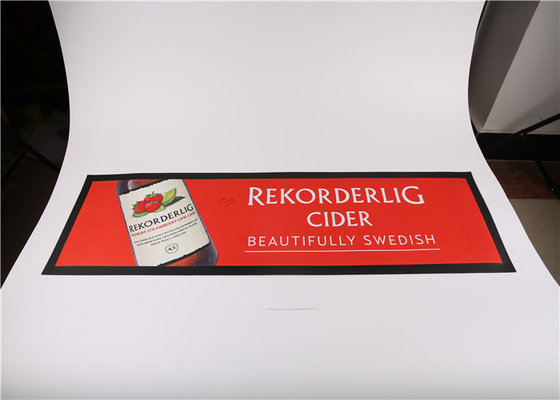 Natural Rubber Bar Mats Eco Friendly Bar Runner Mats With Non Woven Fabirc supplier