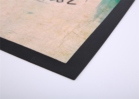 Heat Transfer Printing Non Woven Fabric Bar Rubber Drink Mats Promotional Washable supplier