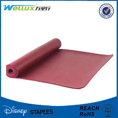Various Color Non toxic Rubber Custom Yoga Mats with Lighteight Carry SGS ROHS supplier
