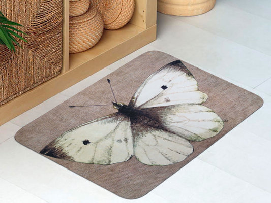 Anti Slip Rubber Flooring Mats Washable Rubber Door Mat With Flocking Cloth supplier