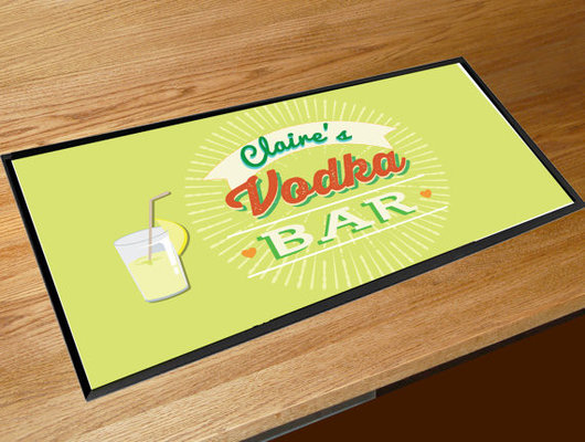 Comfortable Plastic / Rubber Bar Mats Anti Slip With CMYK Sublimation Printing supplier
