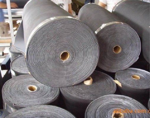 Black Non Slip Back Mouse Pad Roll Material Natural Rubber Roll Material supplier
