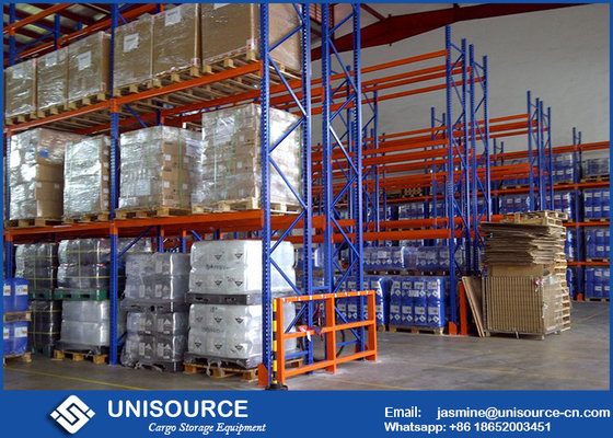 Hot Rolled Q235 Racking System For Warehouse , Industrial Steel Shelving OEM
