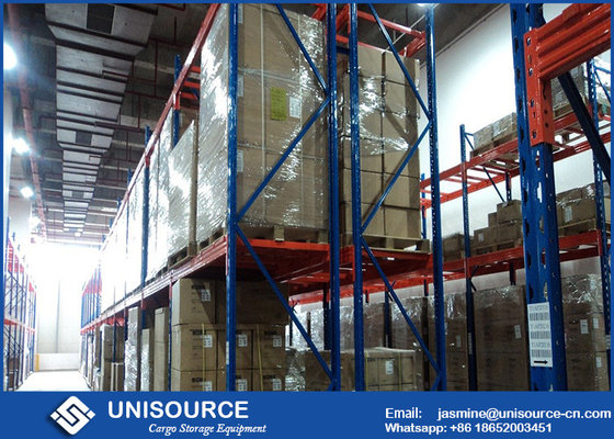 Adjustable Heavy Duty Storage Racks , Upright Frame Warehouse Pallet Racking