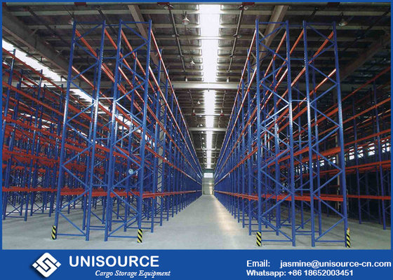 75mm High Density Pallet Storage Racks Adjustable Double Deep Racking System