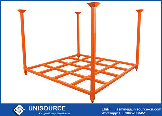 Two Level Stacking Warehouse Tire Racks Collapsible / Stackable OEM