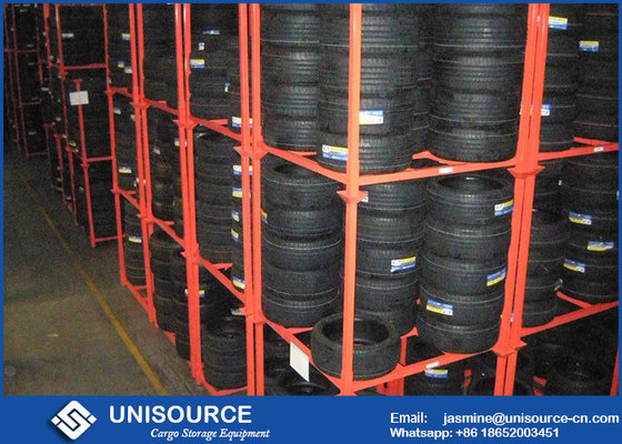 60’’ X 60’’ Warehouse Tire Racks 800 - 2000 Kg Per Rack For Light Truck Tyres