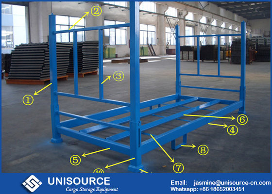 Unisource Industrial Warehouse Tire Racks Folding / Stacking For Military Truck