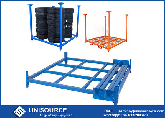 Conventional Warehouse Tire Racks OEM With Plug In / Plug Out Post Pallet
