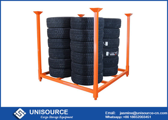 Quick Assemblying Modular Stacking Tire Storage Systems Max Stack 5 Layers