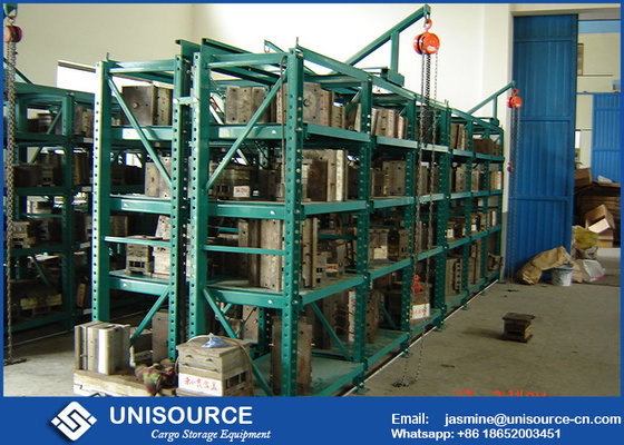 Adjustable Mold Storage Racks Standard Size With Full Extension Roll Out Shelving