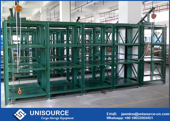 Standard Mold Storage Racks Pull Out Drawer Type With Capacity Customized