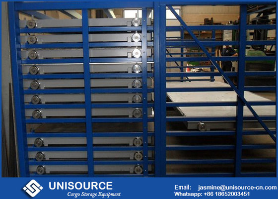 Easily Operation Injection Mould Storage Racks , Roll Out Racks With Safety Interlocks
