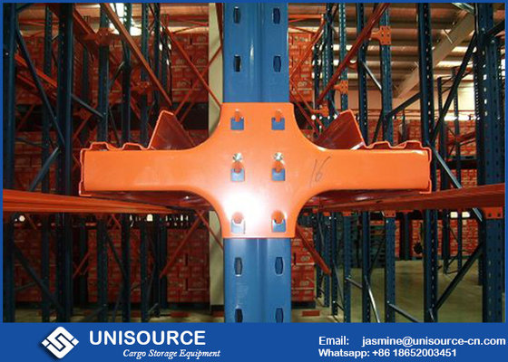 Unisource Industrial Drive In Pallet Racking Upright Frame For Warehouse