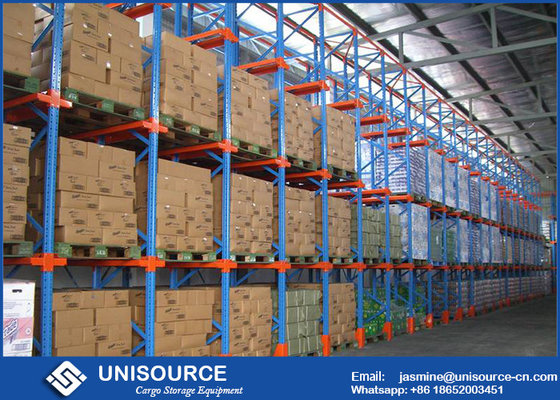 Rotation Steel Drive In Pallet Racking Corrosion Protection Flexibility Design